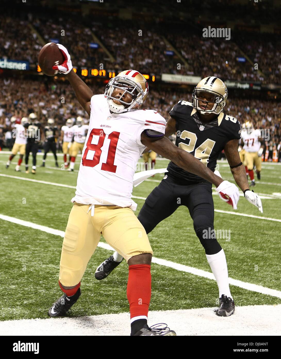 New Orleans, LOUISIANA, US, . 17th Nov, 2013. San Francisco 49er wide ...