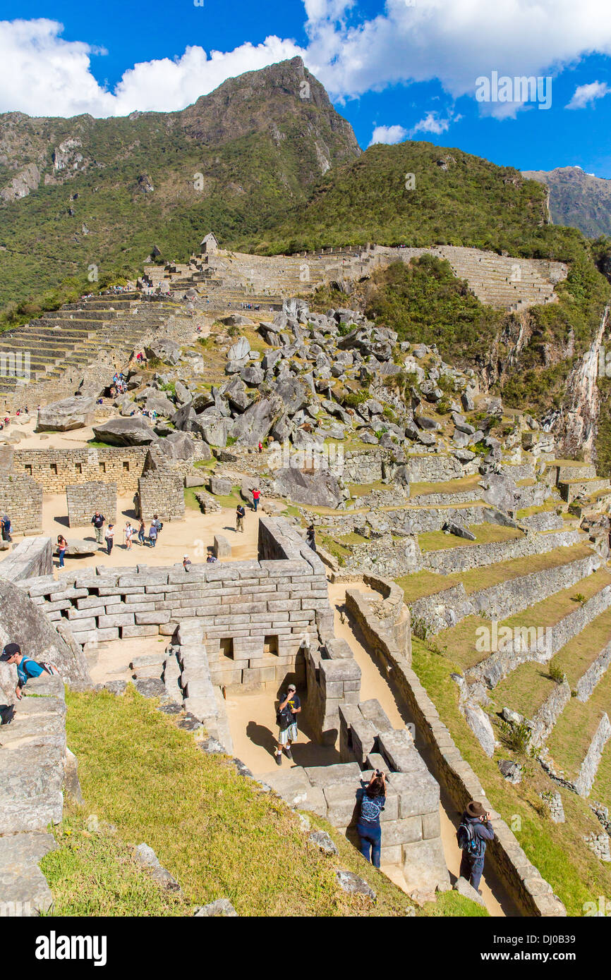 Mysterious city - Machu Picchu, Peru,South America. The Incan ruins and ...