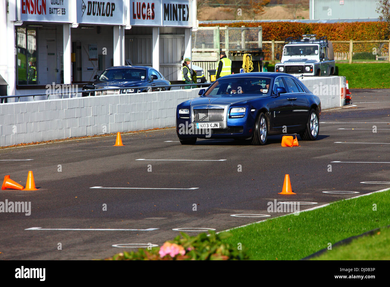 Rolls Royce motor cars on a track day at Goodwood Motor Racing Circuit ...