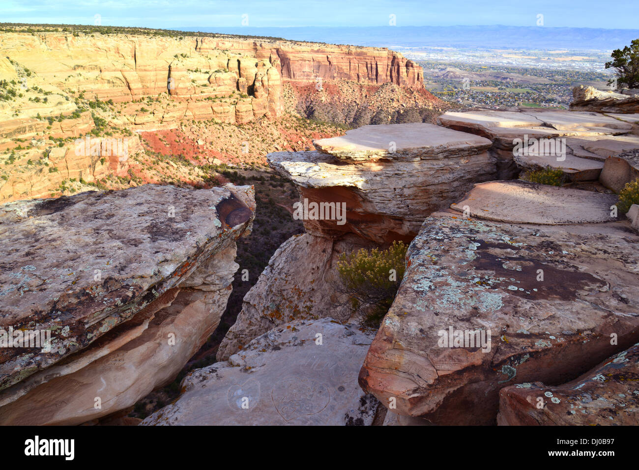 Cold Shivers Overlook on the east end of the Rim Drive in Colorado ...