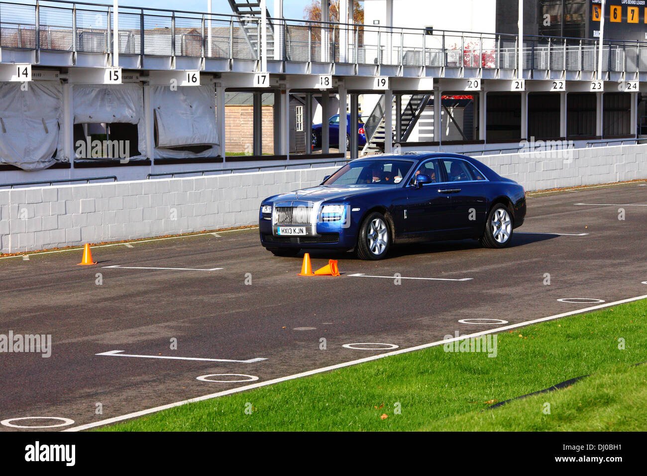 Rolls Royce motor cars on a track day at Goodwood Motor Racing Circuit ...