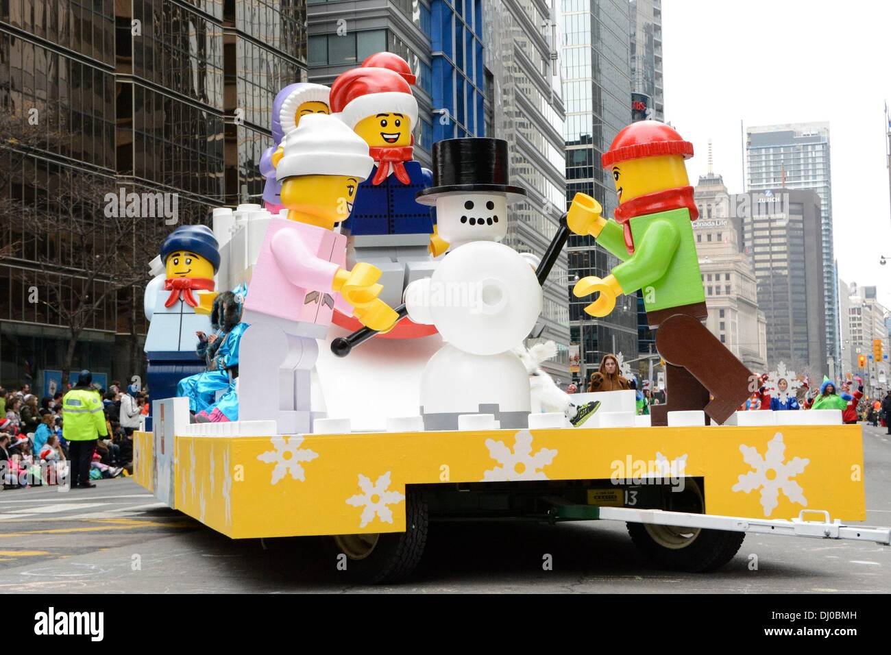 Toronto, Canada. 17th Nov 2013. Lego Man Float parades at the 109th ...