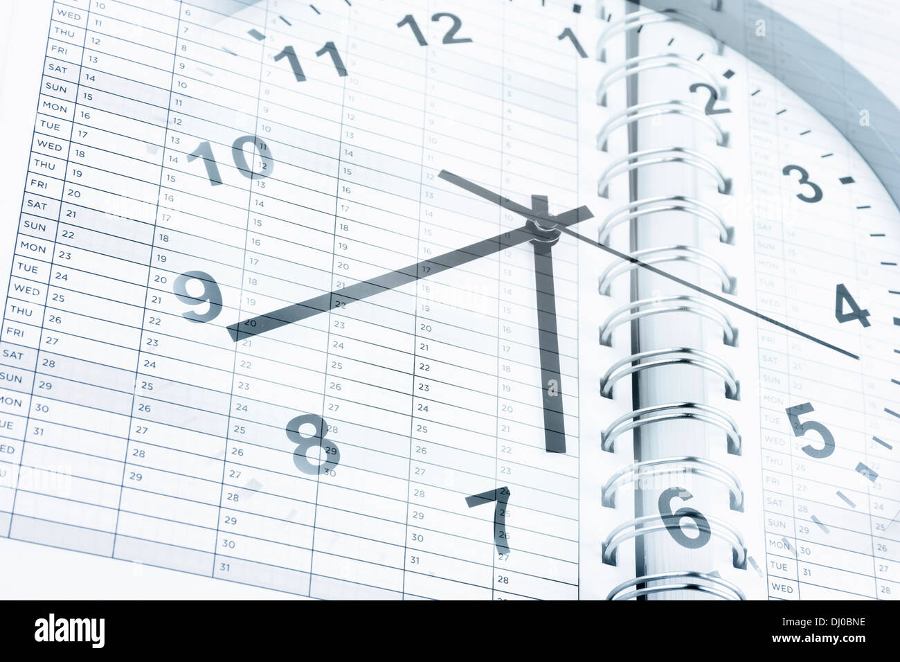 Schedule diary calendar hi-res stock photography and images - Alamy