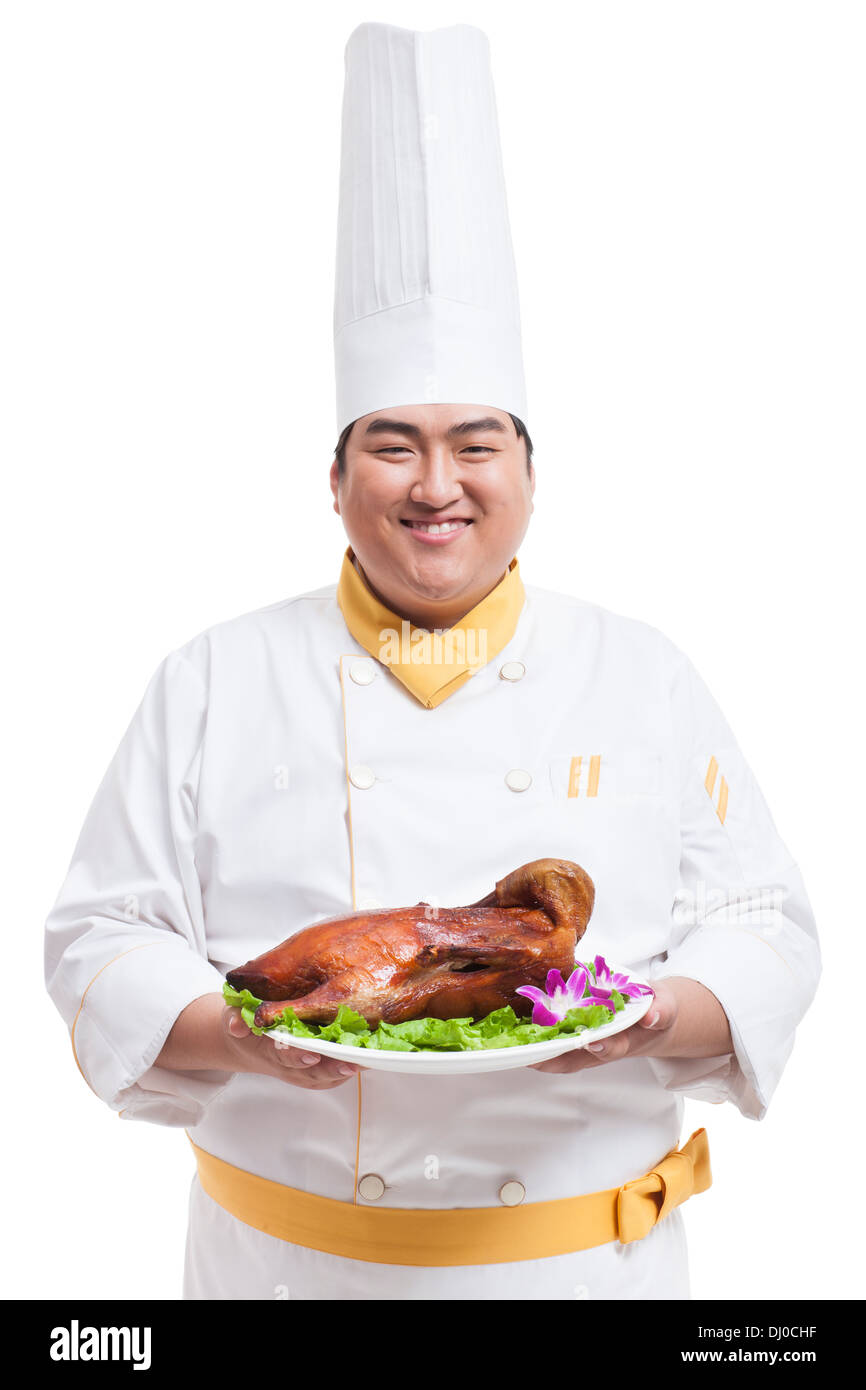 Young man serving roast hi-res stock photography and images - Alamy