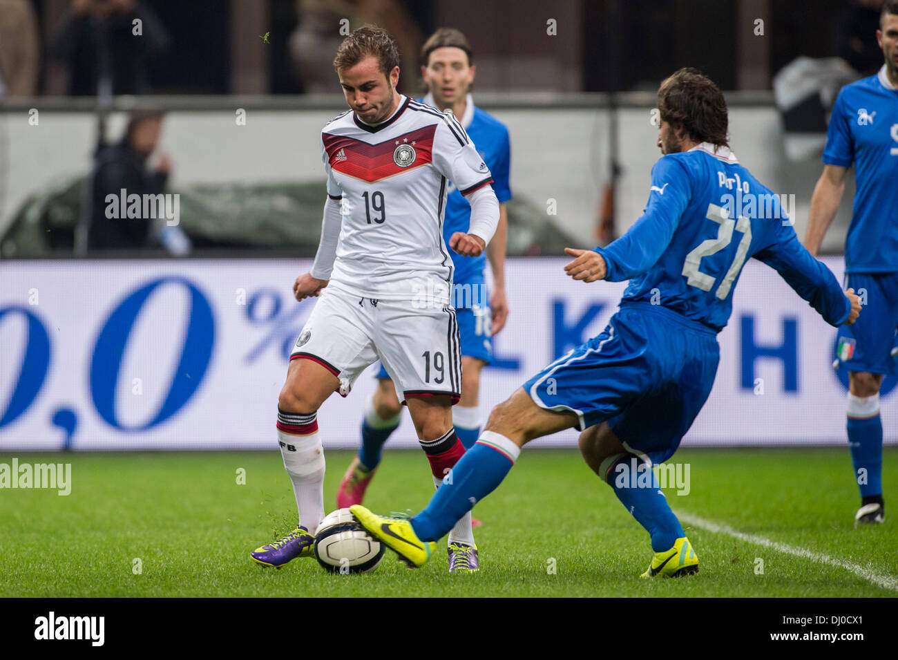 Milan, Italy. 15th Nov, 2013. Mario Gotze (GER) Football / Soccer ...