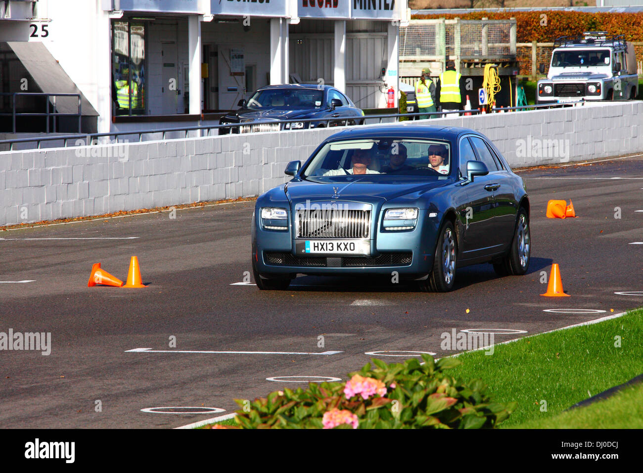 Rolls Royce motor cars on a track day at Goodwood Motor Racing Circuit ...