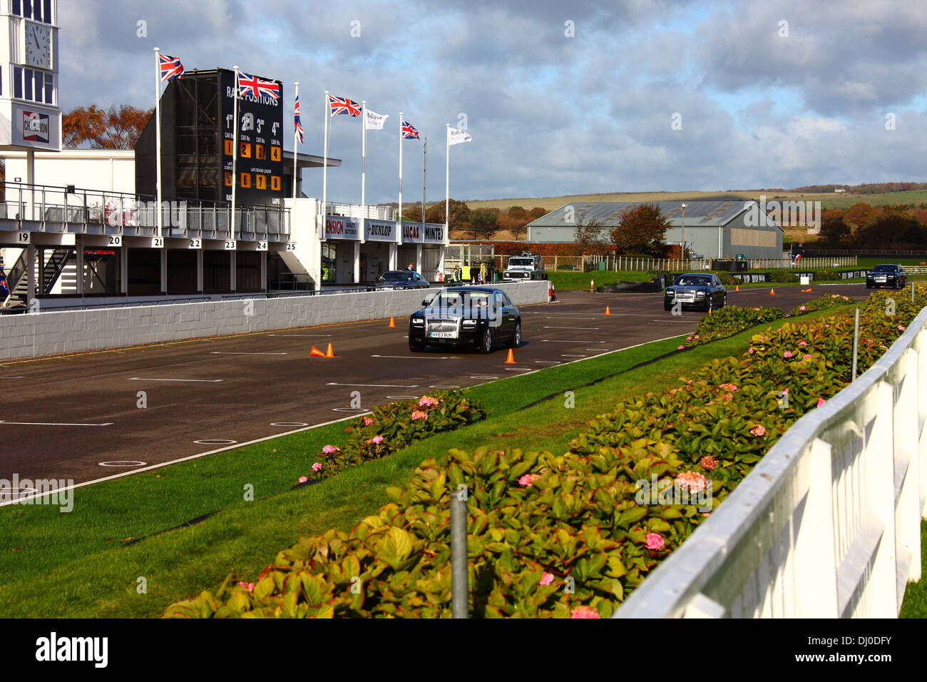 Rolls Royce motor cars on a track day at Goodwood Motor Racing Circuit ...