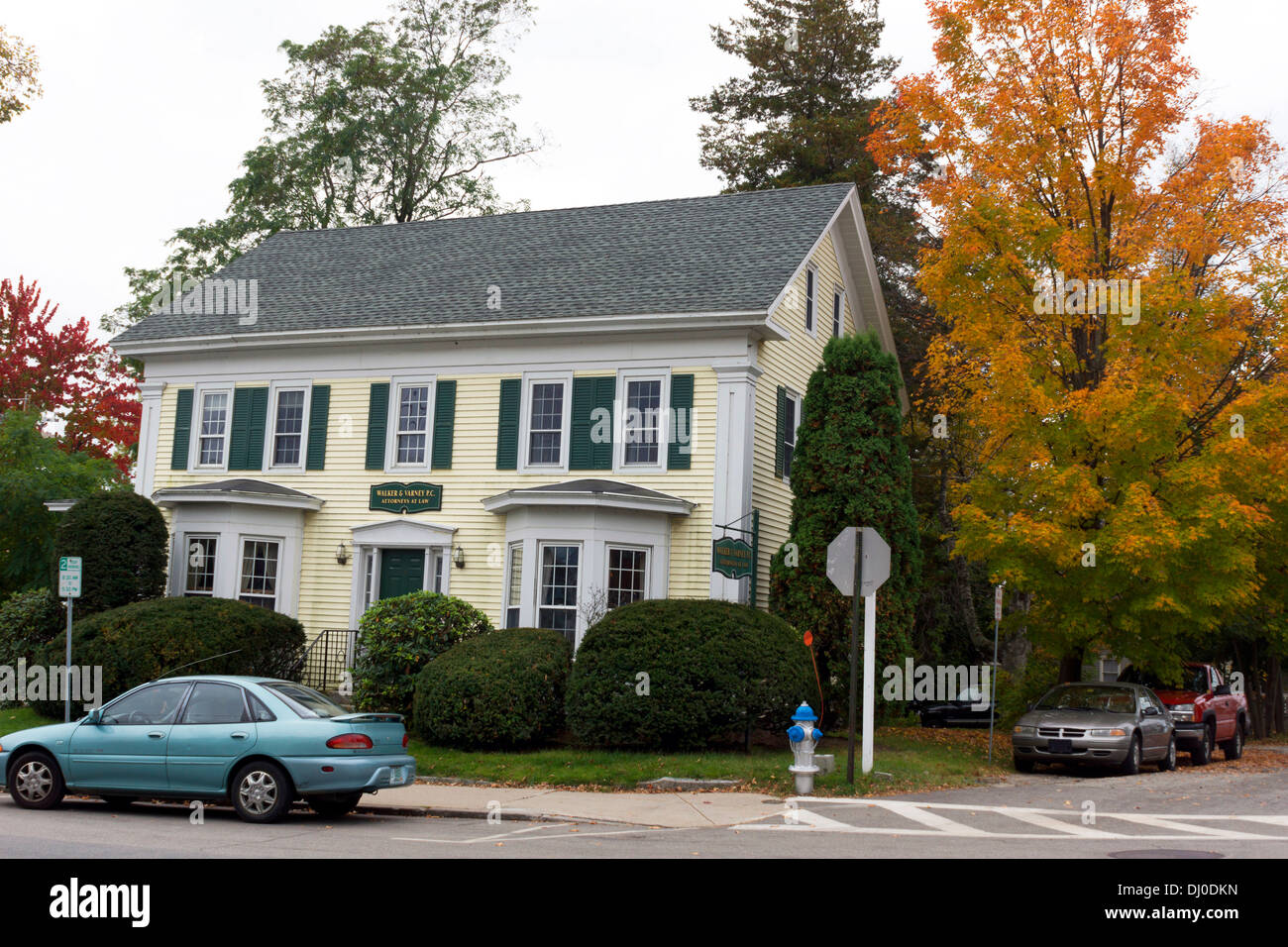 Traditional New England house in Portsmouth, New Hampshire, USA Stock ...