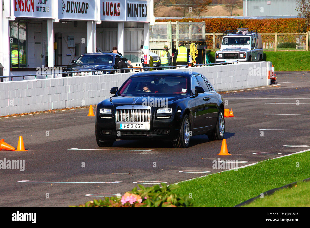 Rolls Royce motor cars on a track day at Goodwood Motor Racing Circuit ...