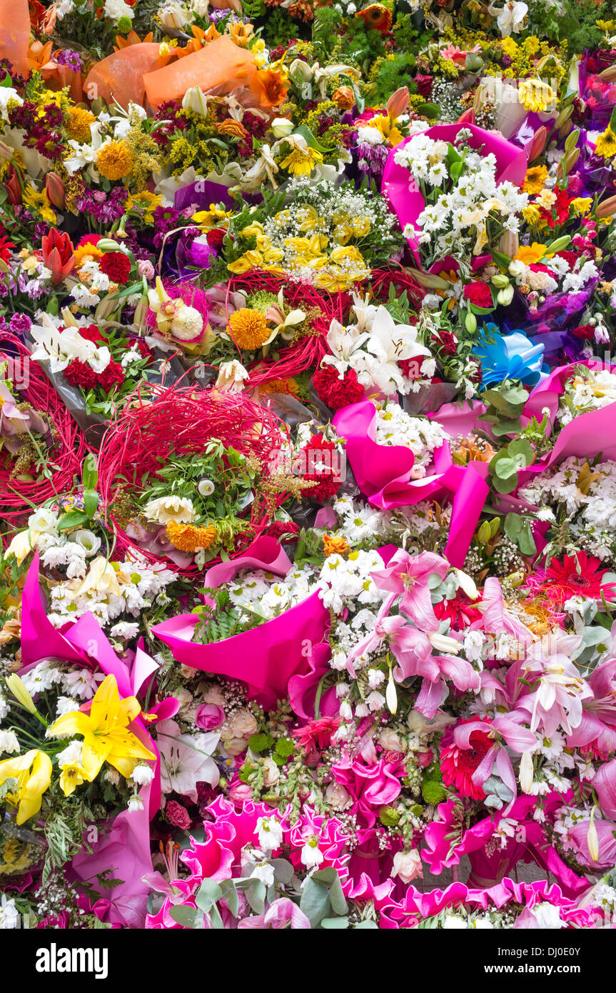 Full frame take of a huge flower bouquet Stock Photo - Alamy