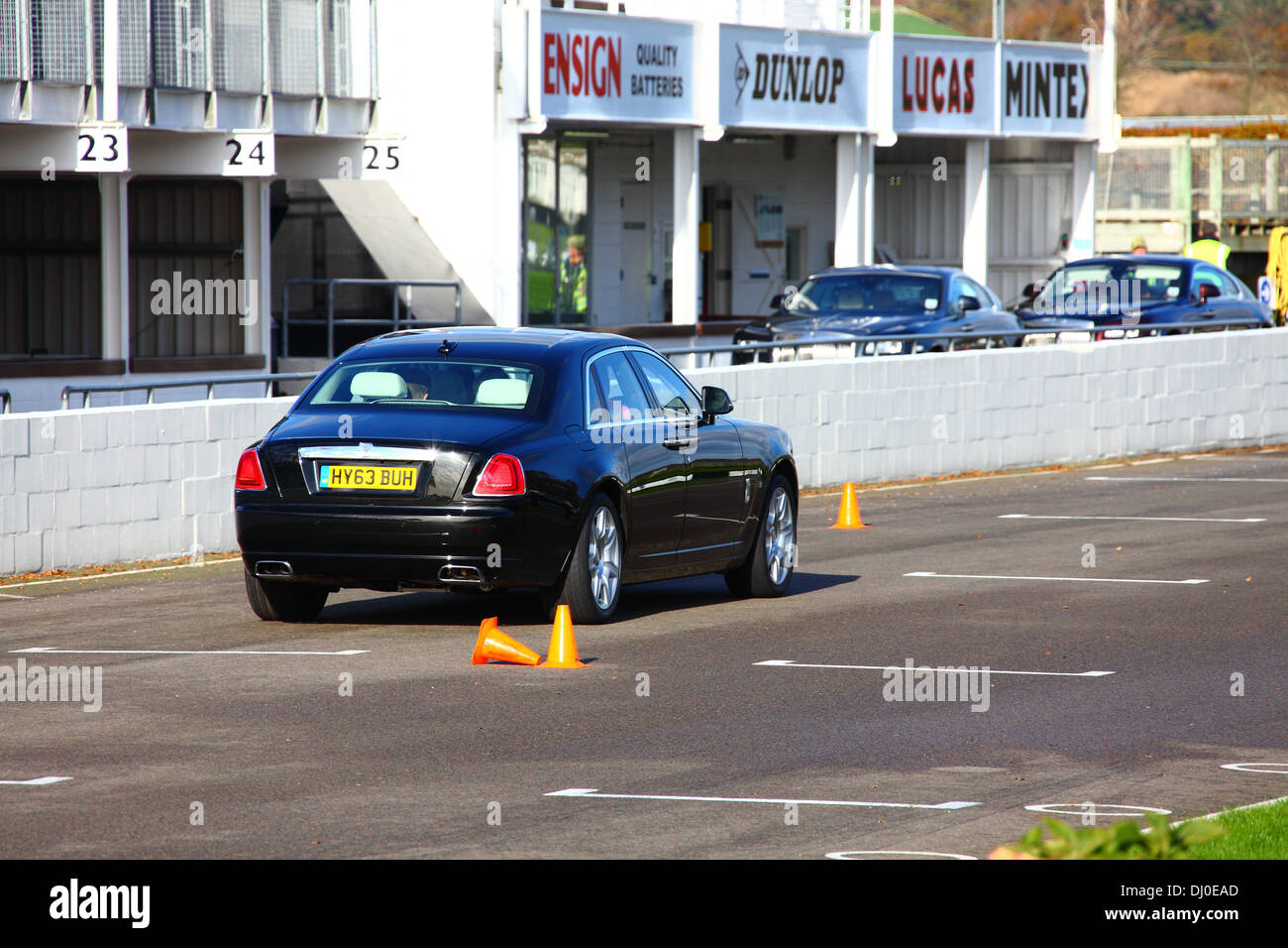 Rolls Royce motor cars on a track day at Goodwood Motor Racing Circuit ...