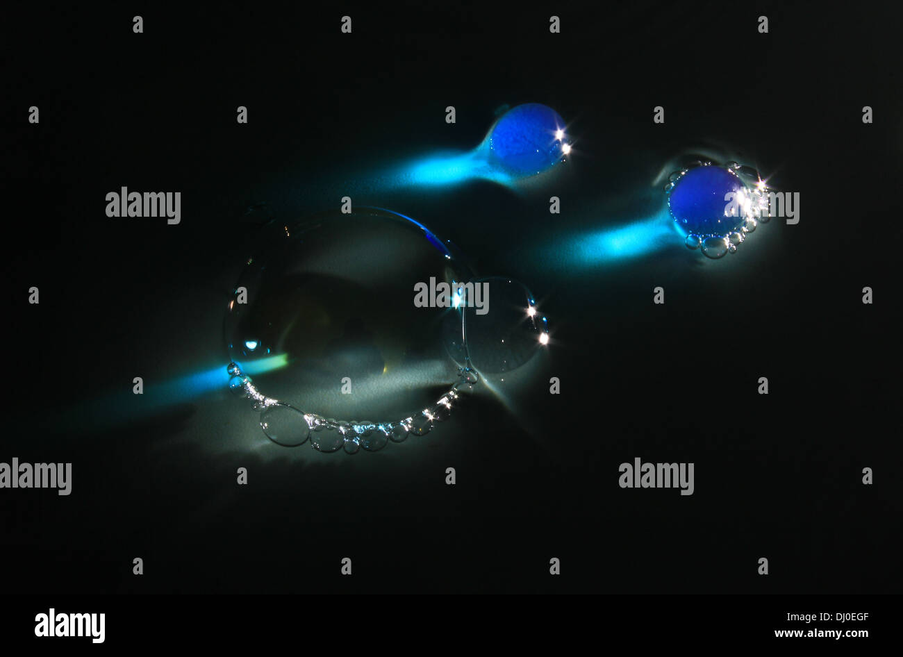 Blue bubbles hi-res stock photography and images - Alamy
