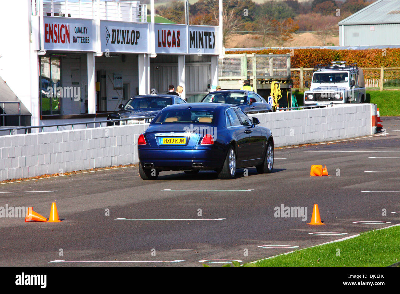 Rolls Royce motor cars on a track day at Goodwood Motor Racing Circuit ...