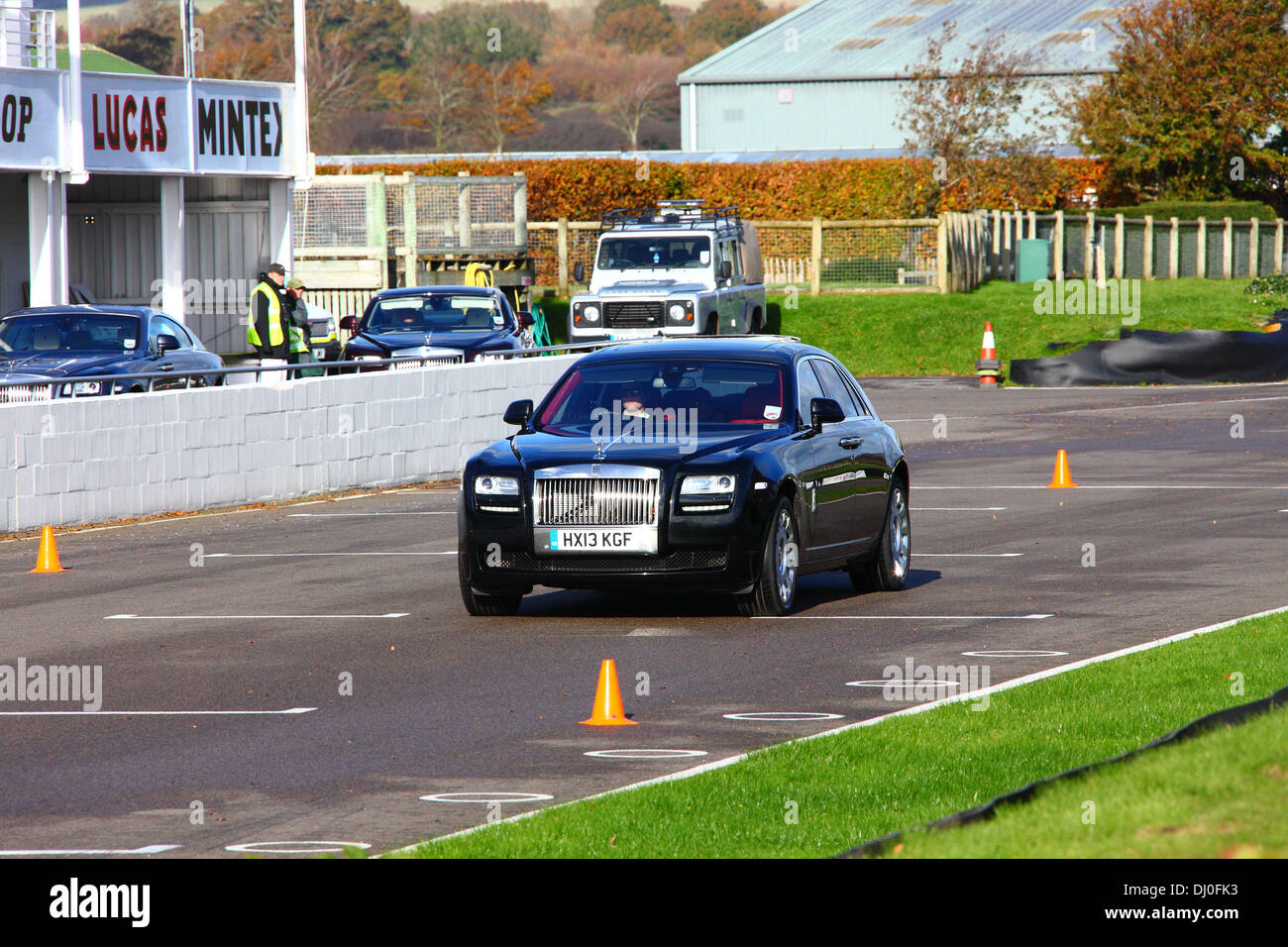 Rolls Royce motor cars on a track day at Goodwood Motor Racing Circuit ...