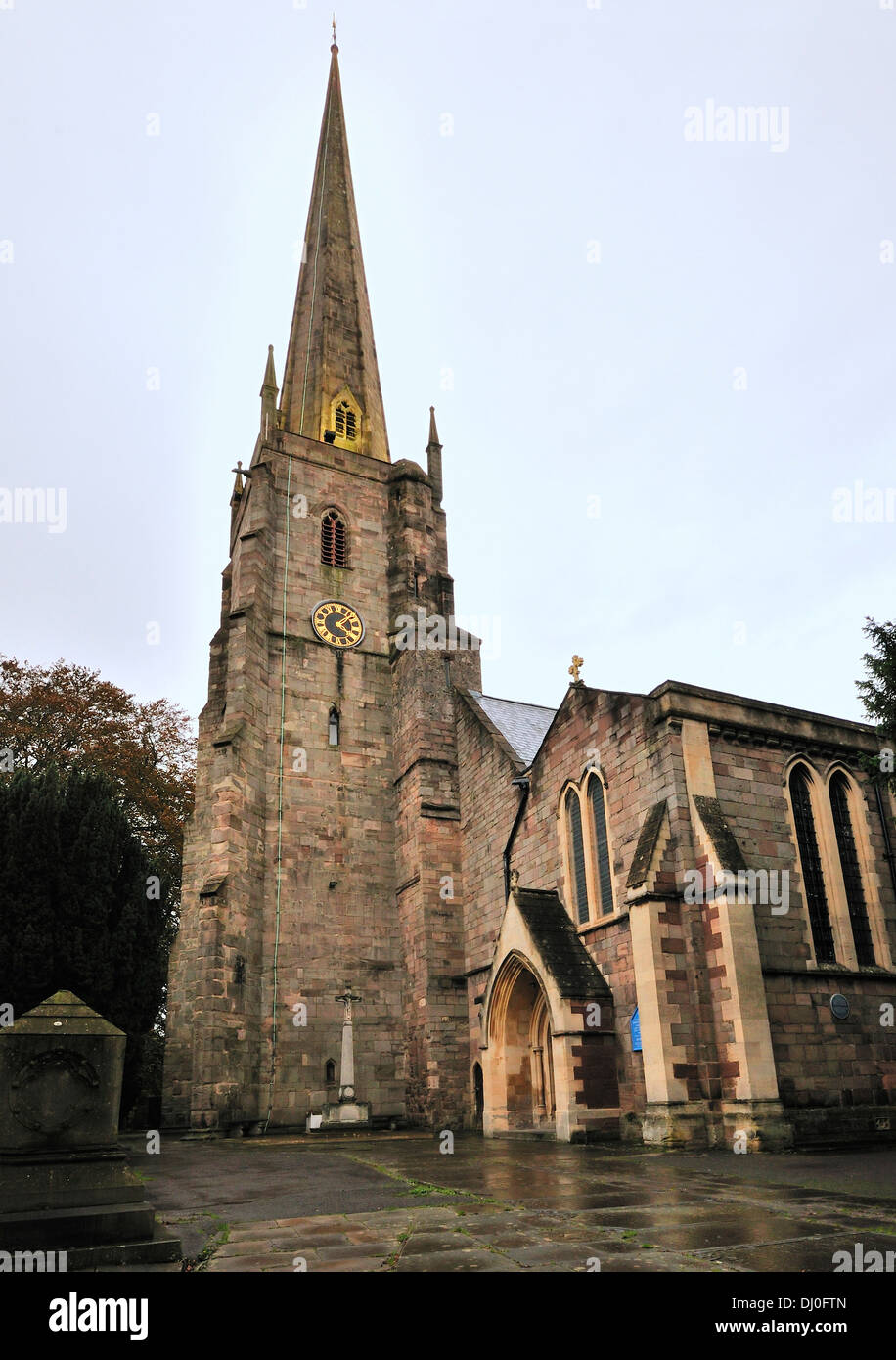 St. Mary's Priory Church, Monmouth, Wales Rebuilt in 1882, with 14th ...