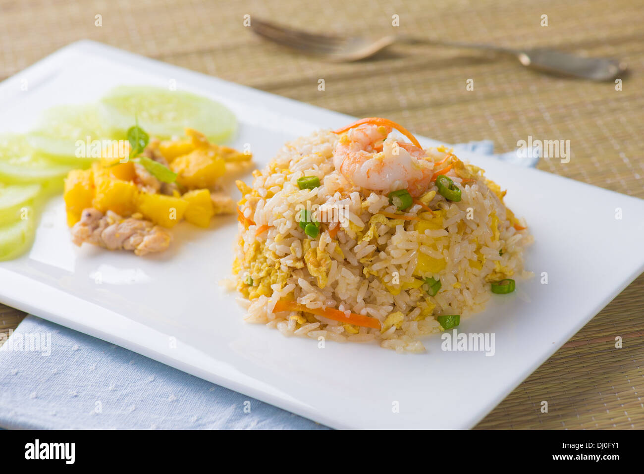 pinapple fried rice , popular chinese foods Stock Photo - Alamy