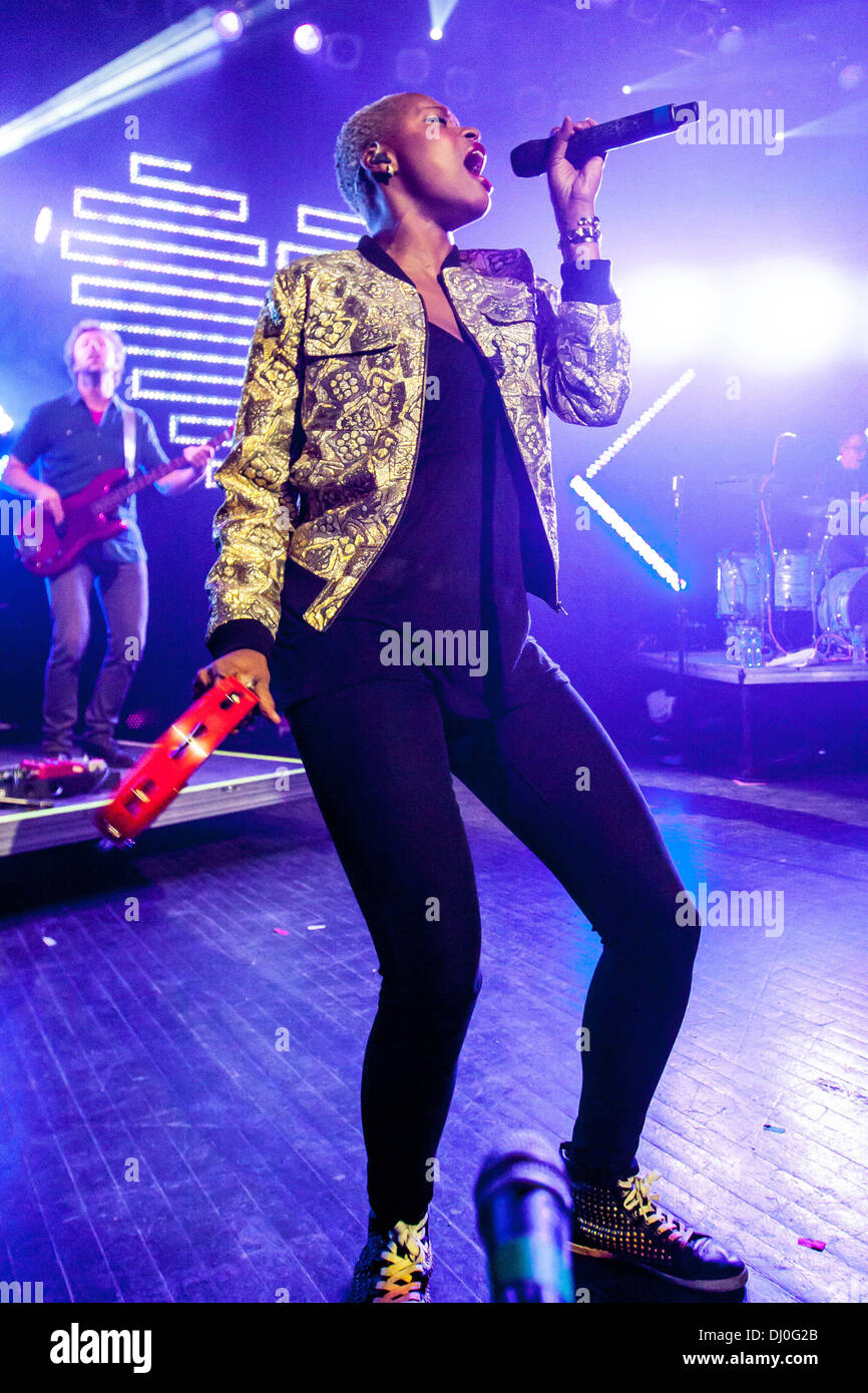 Detroit, Michigan, USA. 17th Nov, 2013. Singer NOELLE SCAGGS of Fitz ...