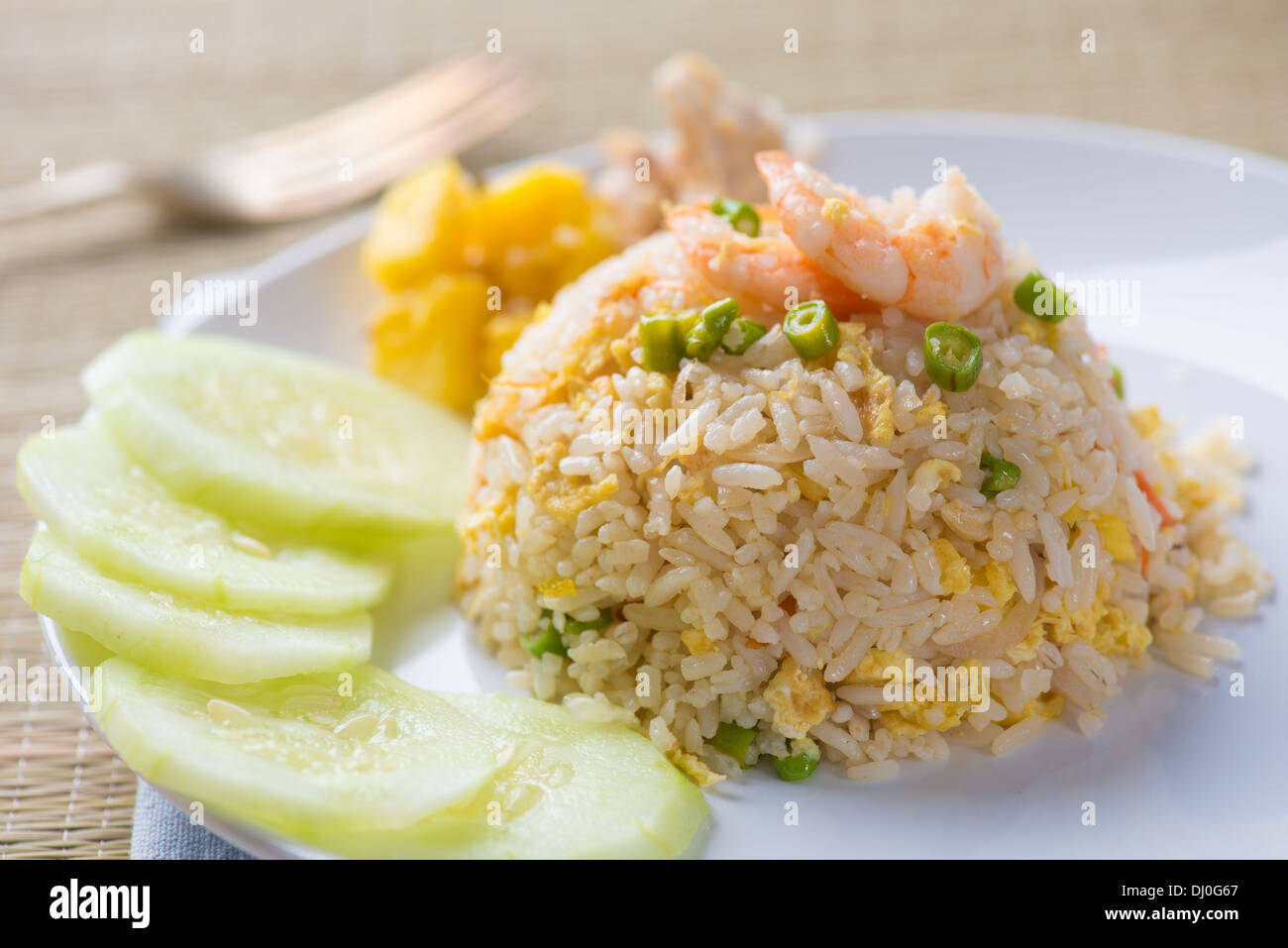 thai pinapple fried rice food Stock Photo - Alamy