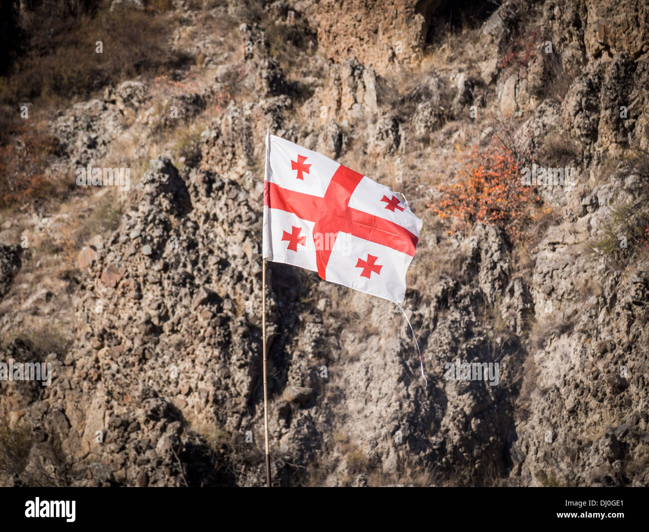 Georgian national flag Stock Photo - Alamy