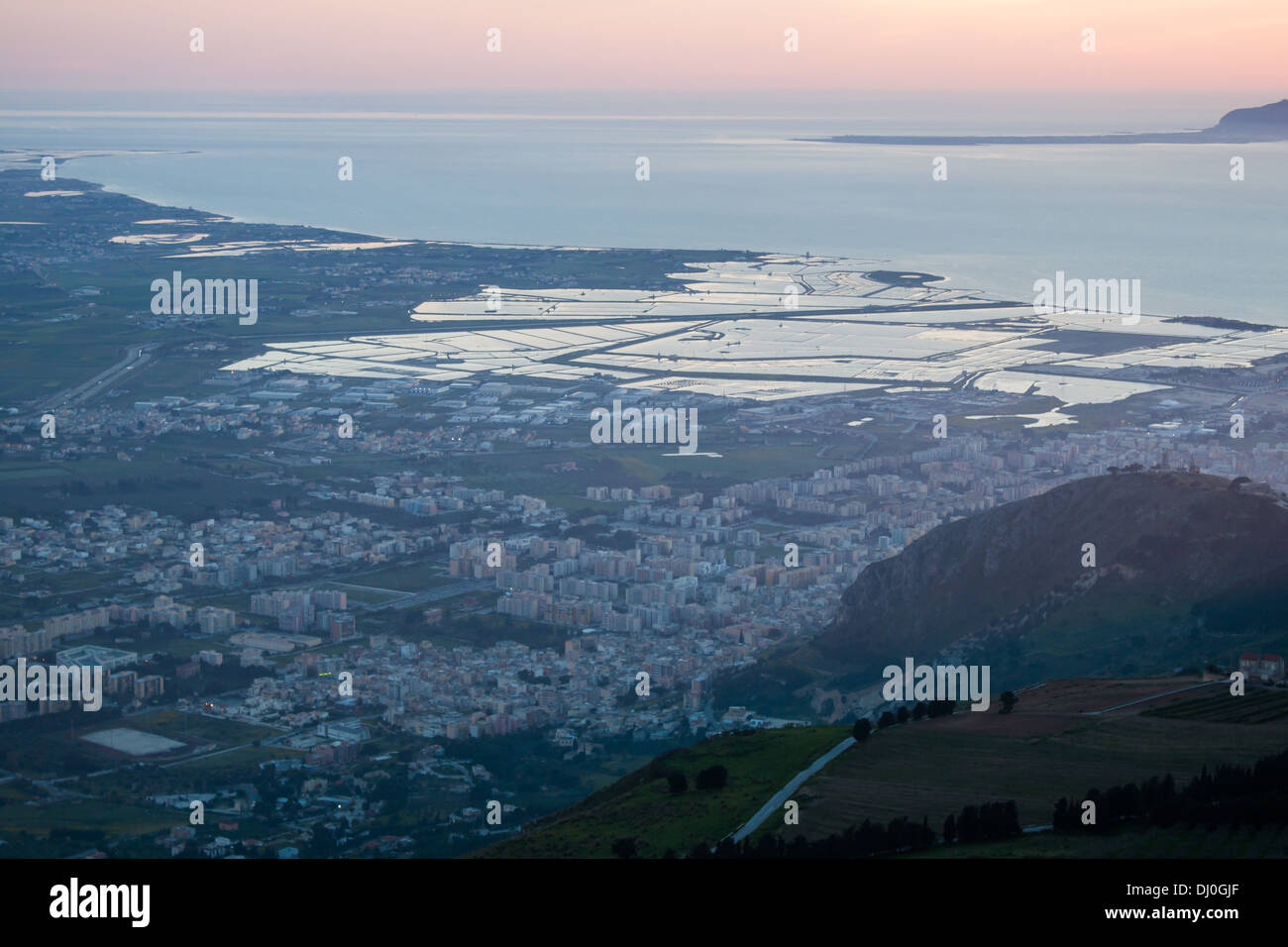 night, sunset, dark, sea, saline, salt- marsh, horizon, mountain ...
