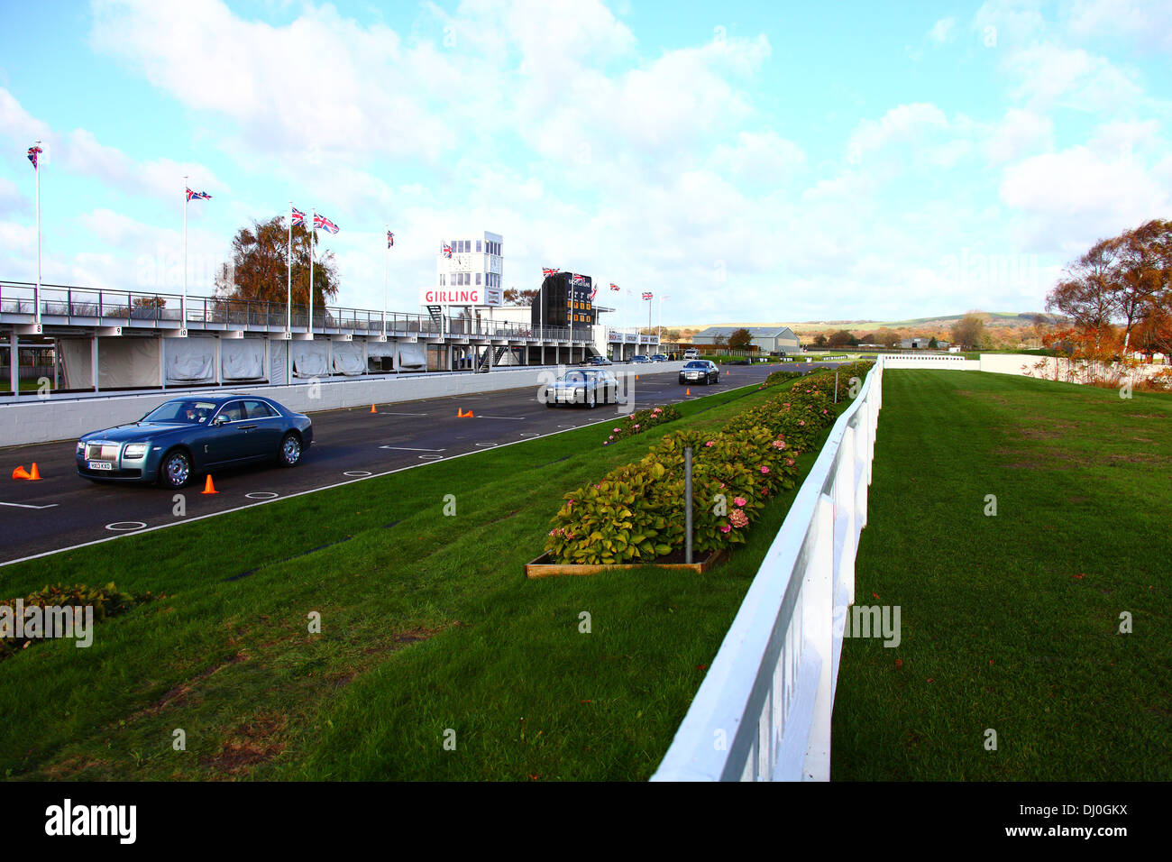 Rolls Royce motor cars on a track day at Goodwood Motor Racing Circuit ...