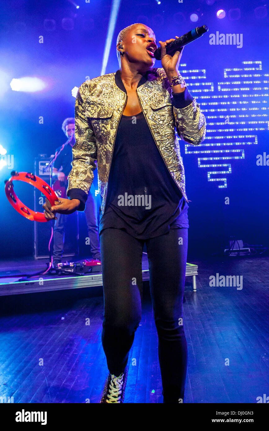 Detroit, Michigan, USA. 17th Nov, 2013. Singer NOELLE SCAGGS of Fitz ...