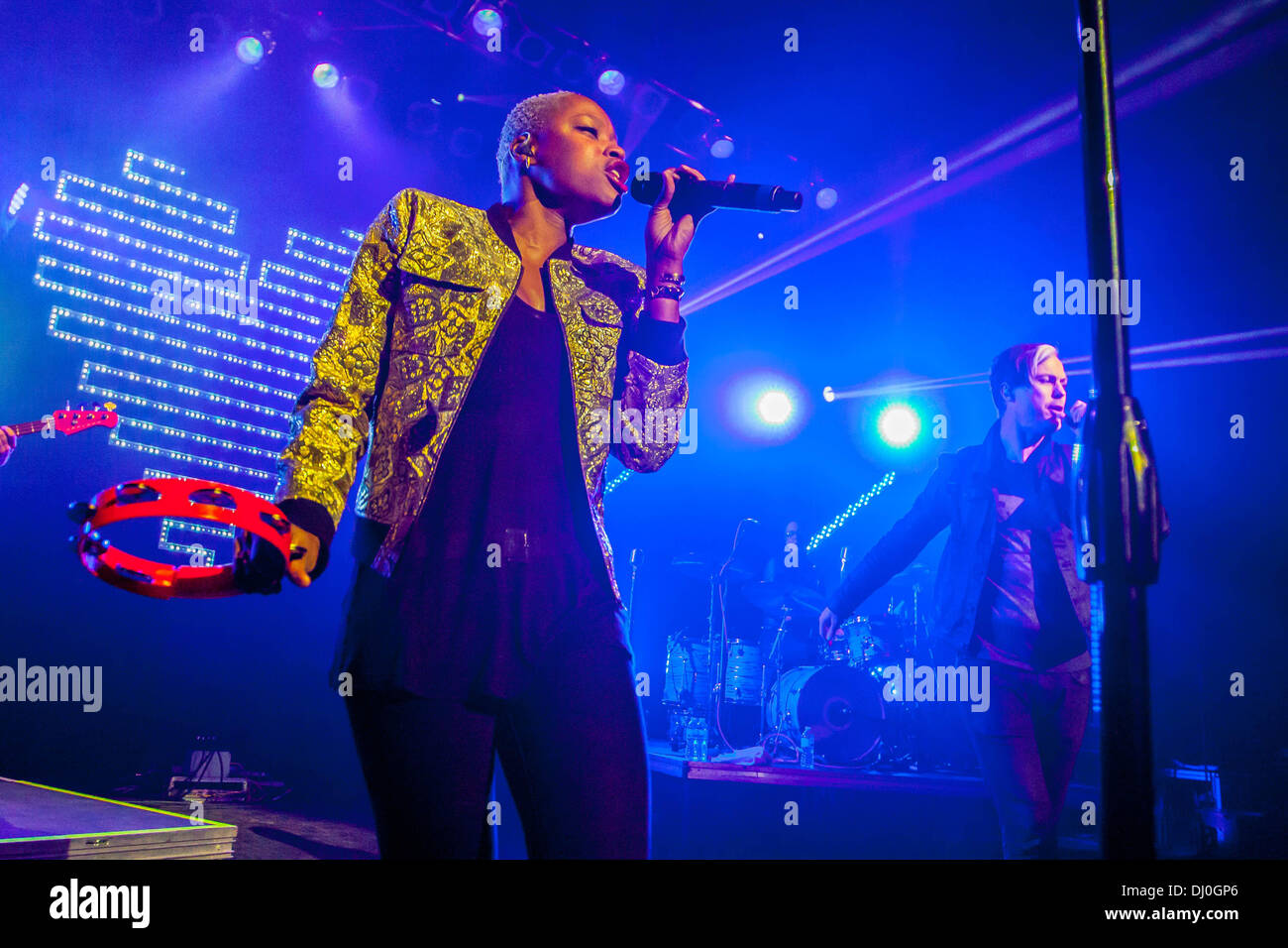 Detroit, Michigan, USA. 17th Nov, 2013. Singer NOELLE SCAGGS of Fitz ...