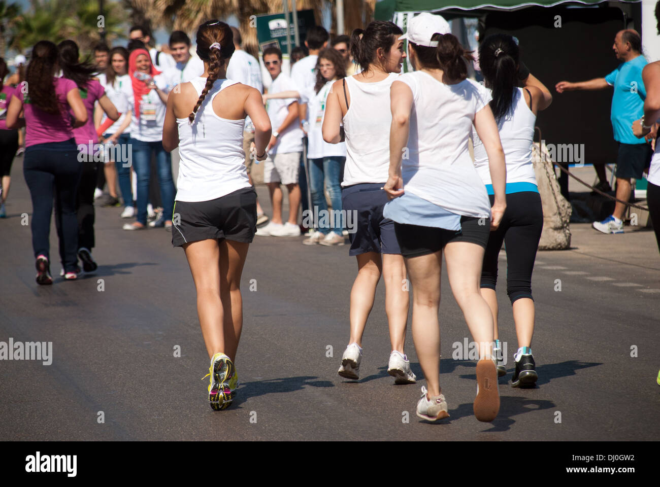 women marathon Beirut Lebanon Stock Photo - Alamy