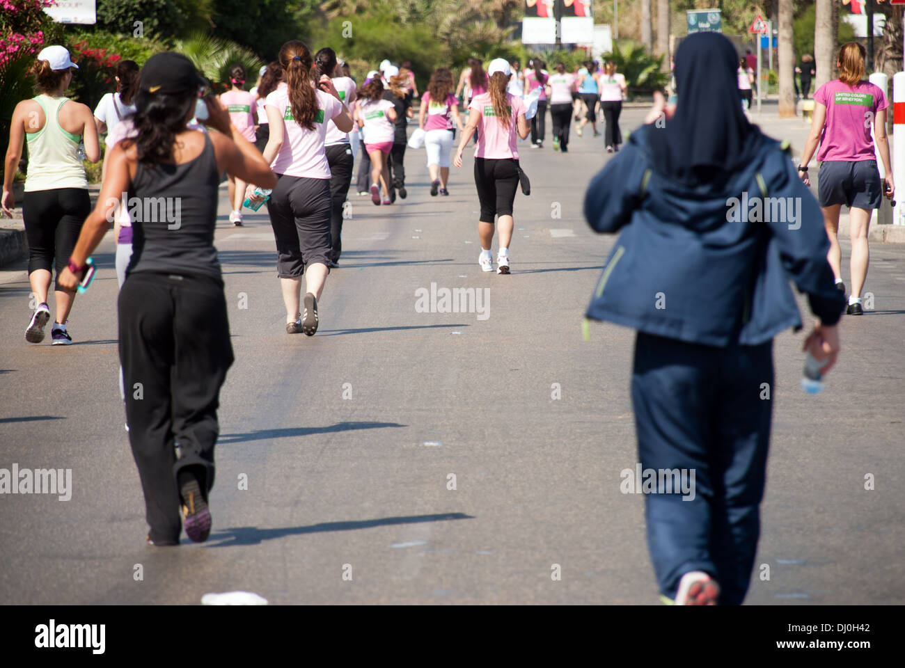 women marathon Beirut Lebanon Stock Photo - Alamy