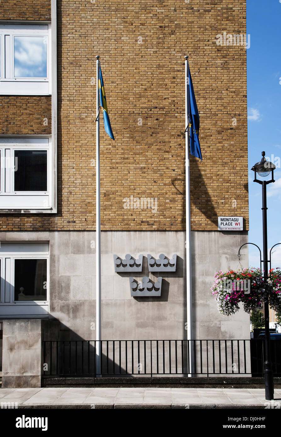 Swedish Embassy, Montague Square, Marylebone, London, England, UK ...