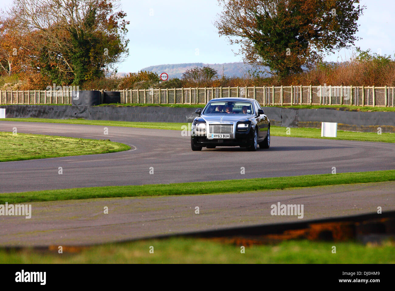 Rolls Royce motor cars on a track day at Goodwood Motor Racing Circuit ...