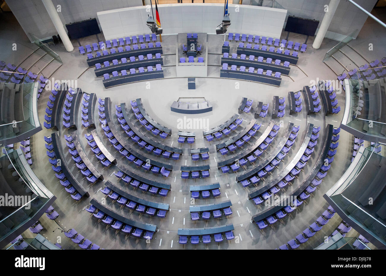 Berlin, Germany. 18th Nov, 2013. Interior view of the German Bundestag ...