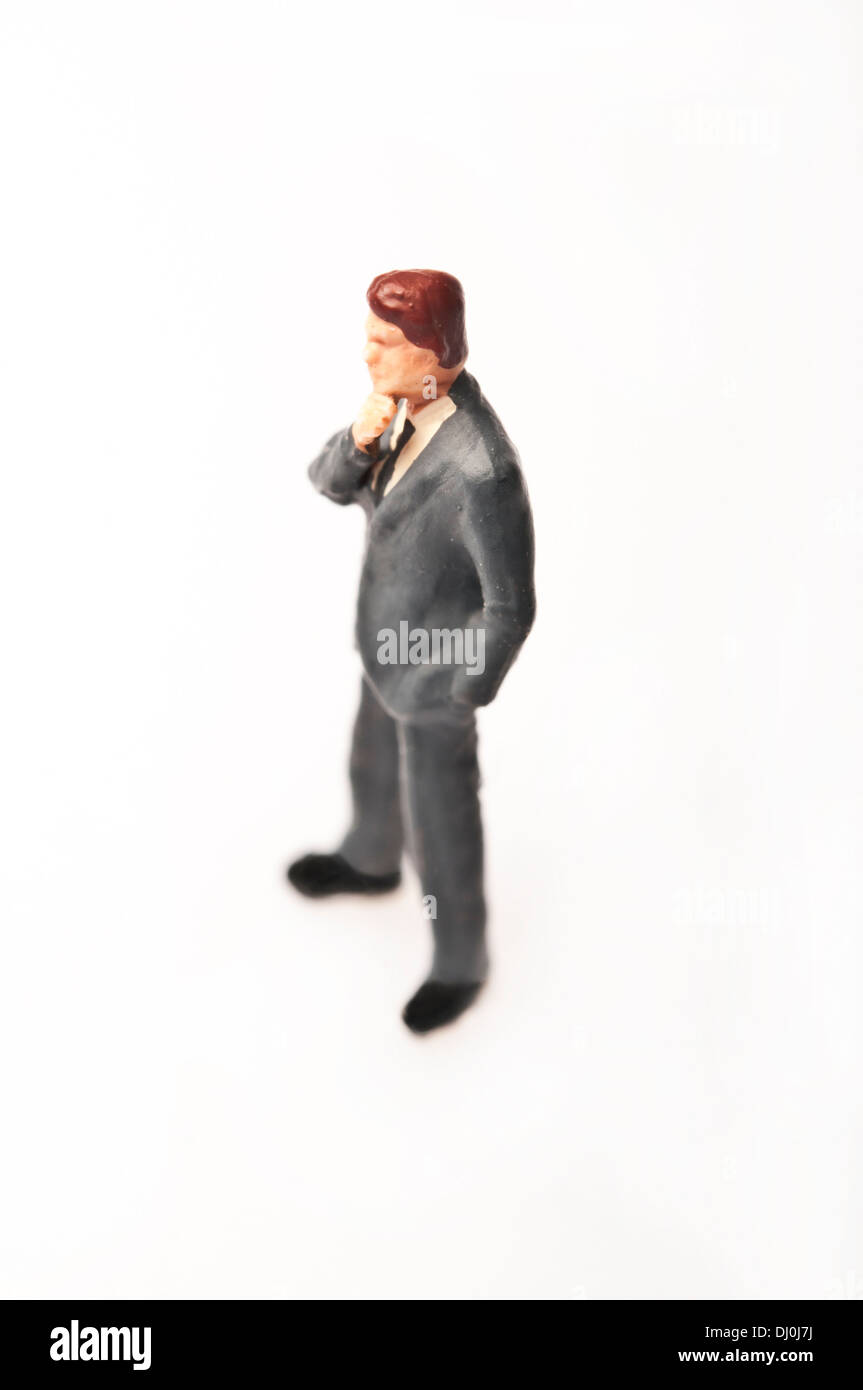 Man figurine miniature Cut Out Stock Images & Pictures - Alamy