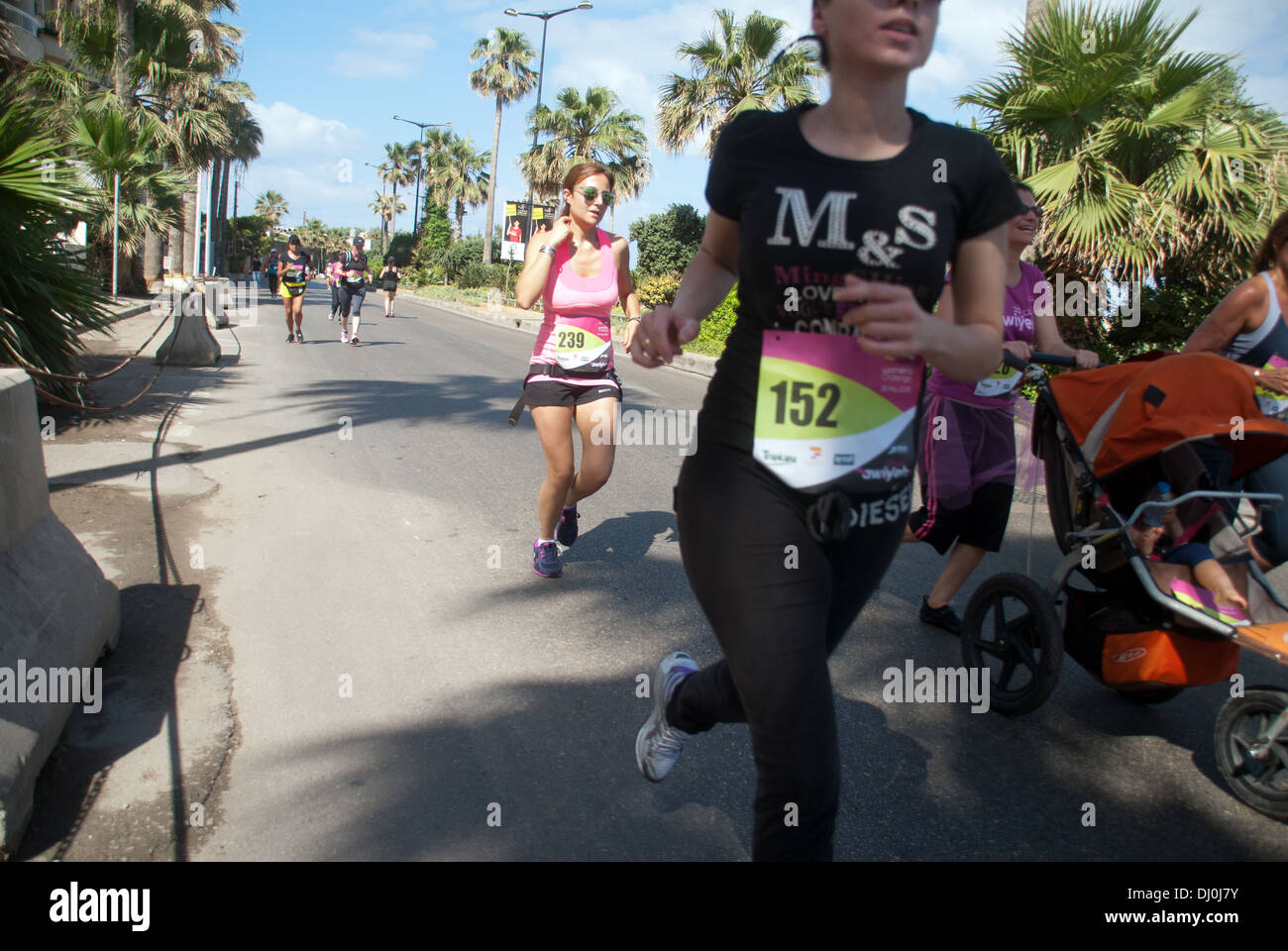 women marathon Beirut Lebanon Stock Photo - Alamy