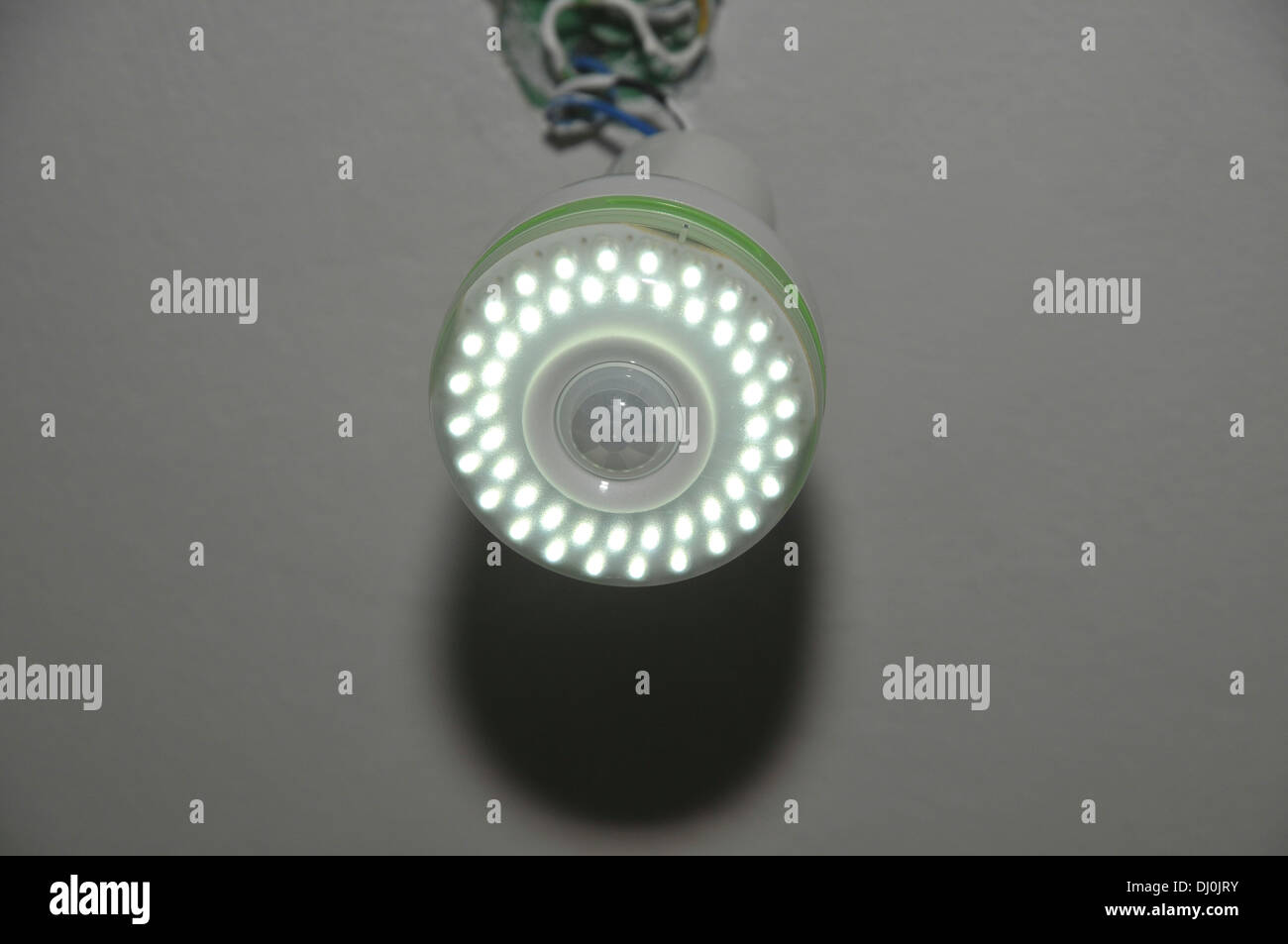 lit light lamp using an efficient Light-emitting diode (LED) Lamp Stock ...
