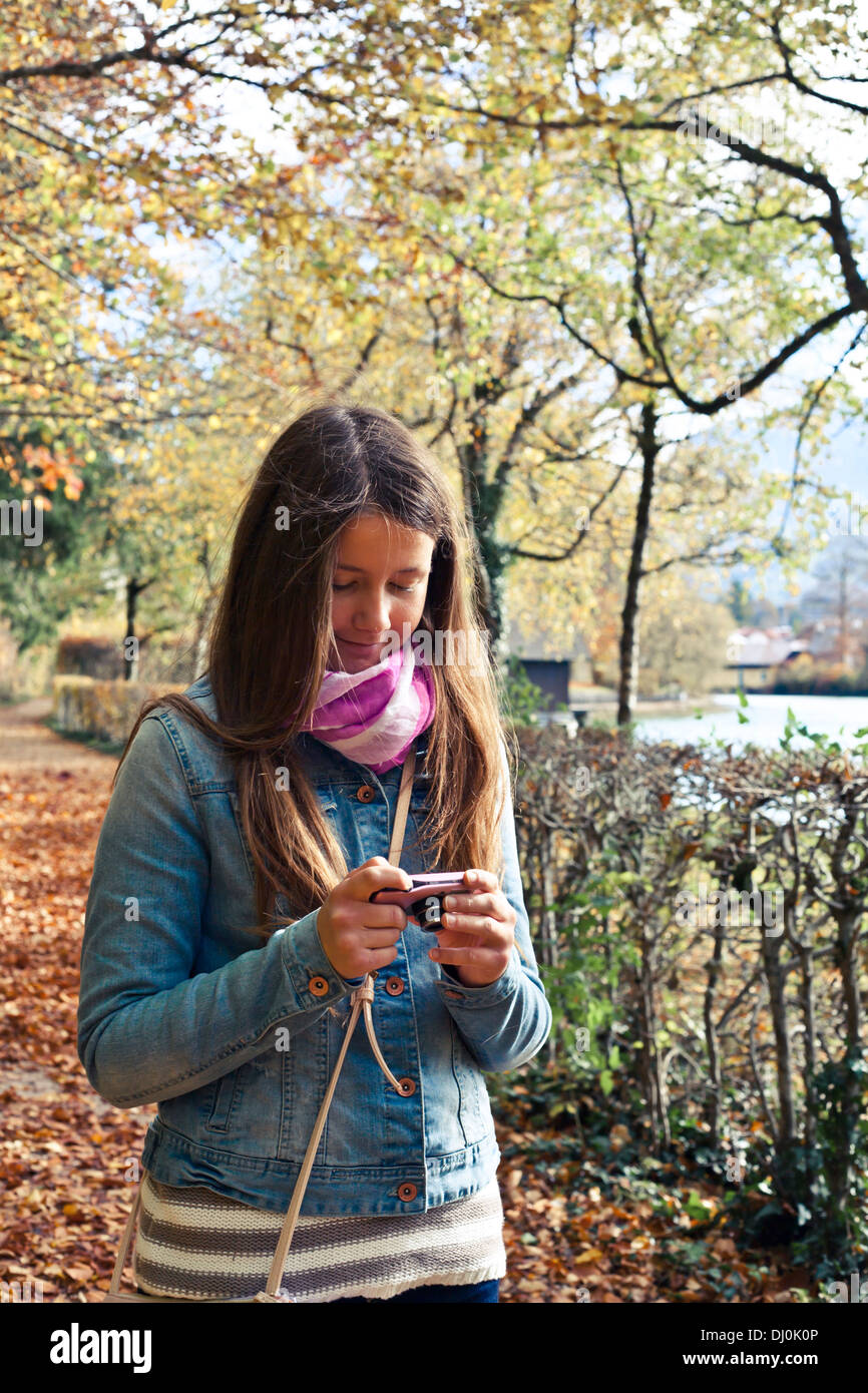 Checking photos outdoors hi-res stock photography and images - Alamy