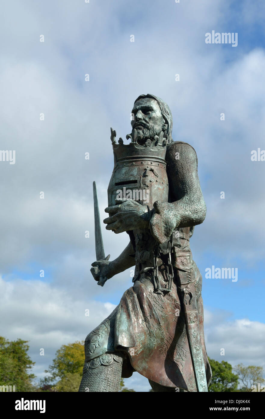 Statue of King Edward I. Burgh-by-Sands, Cumbria, England, United ...