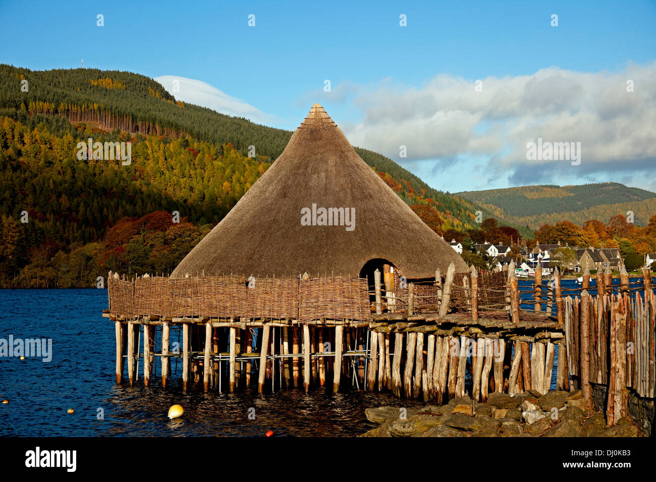 The Crannog Centre, Kenmore, Loch Tay, Perhshire Stock Photo - Alamy