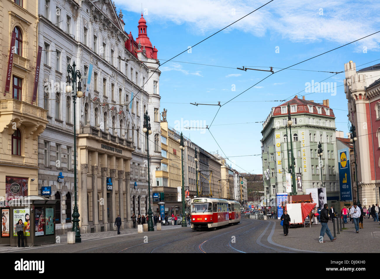 Old tram rails hi-res stock photography and images - Alamy