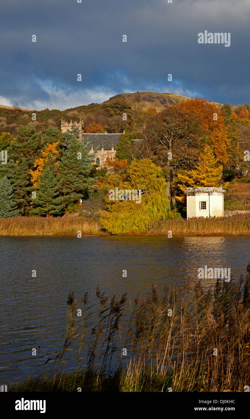 Duddingston Loch autumn Edinburgh Scotland UK Stock Photo - Alamy