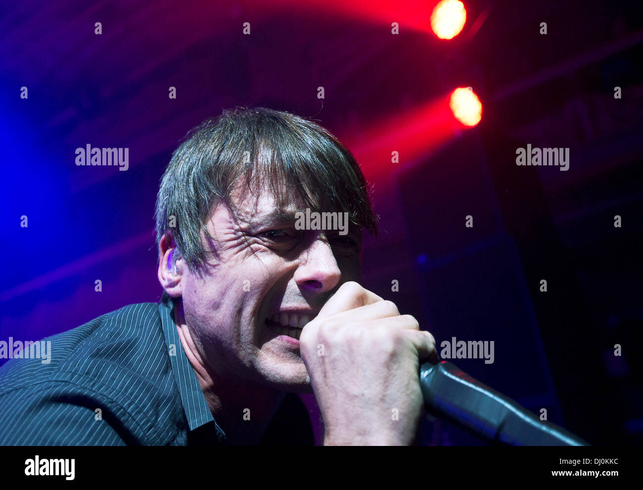Brett anderson singer in the english band suede hi-res stock ...