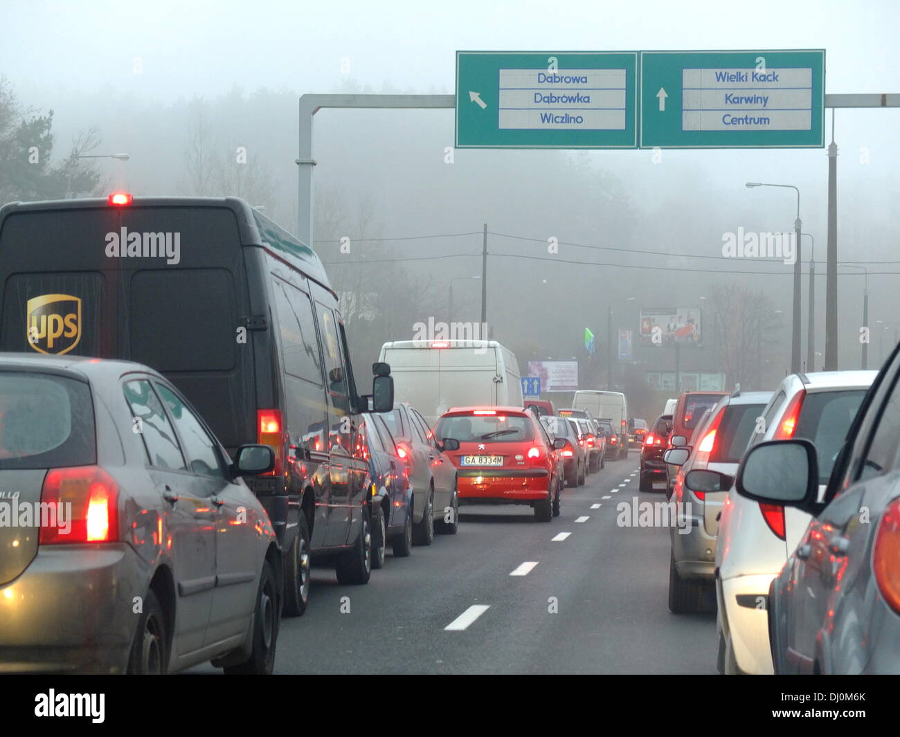 Zator drogowy hi-res stock photography and images - Alamy