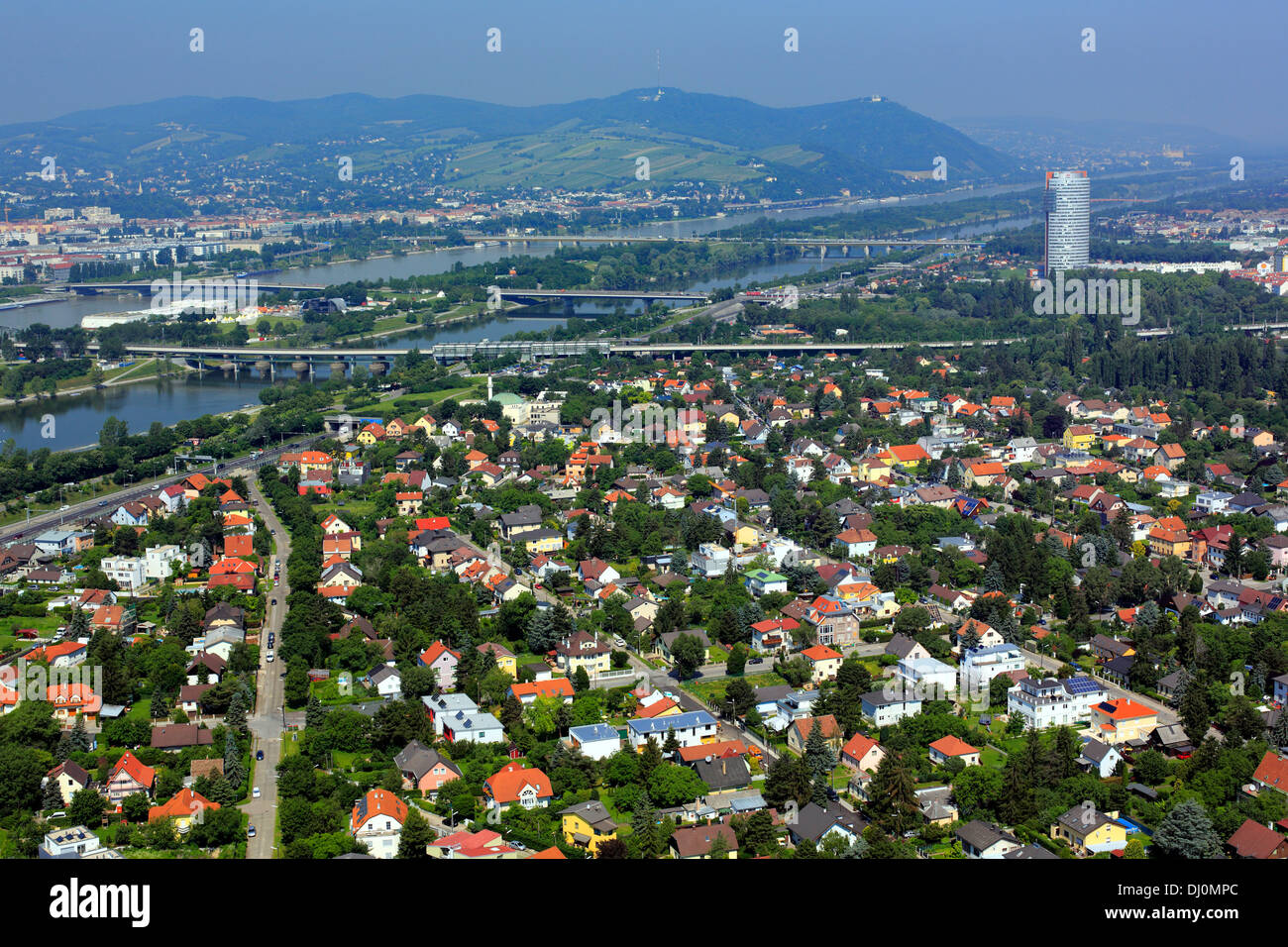 Viewed from the donauturm hi-res stock photography and images - Alamy