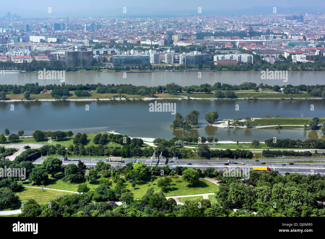 Danube vienna river hi-res stock photography and images - Alamy