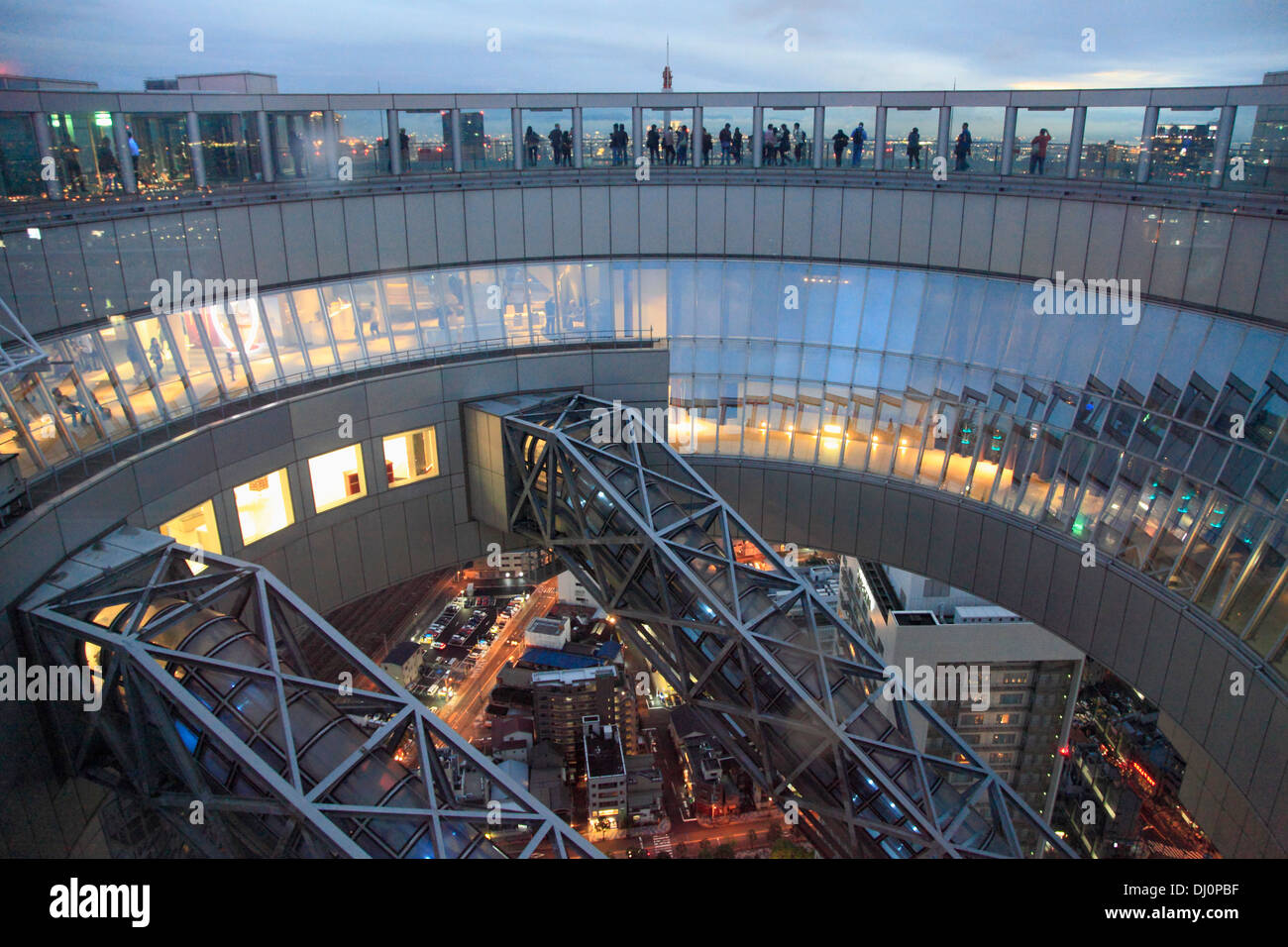 Japan, Osaka, Umeda Sky Building, Floating Garden Obseervatory Stock ...