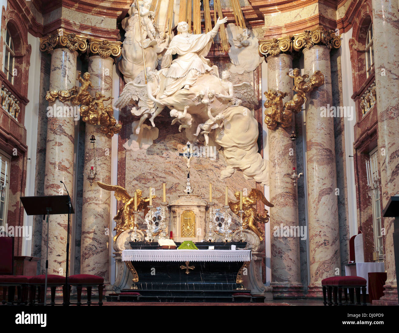 Karlskirche Vienna Interior High Resolution Stock Photography and ...