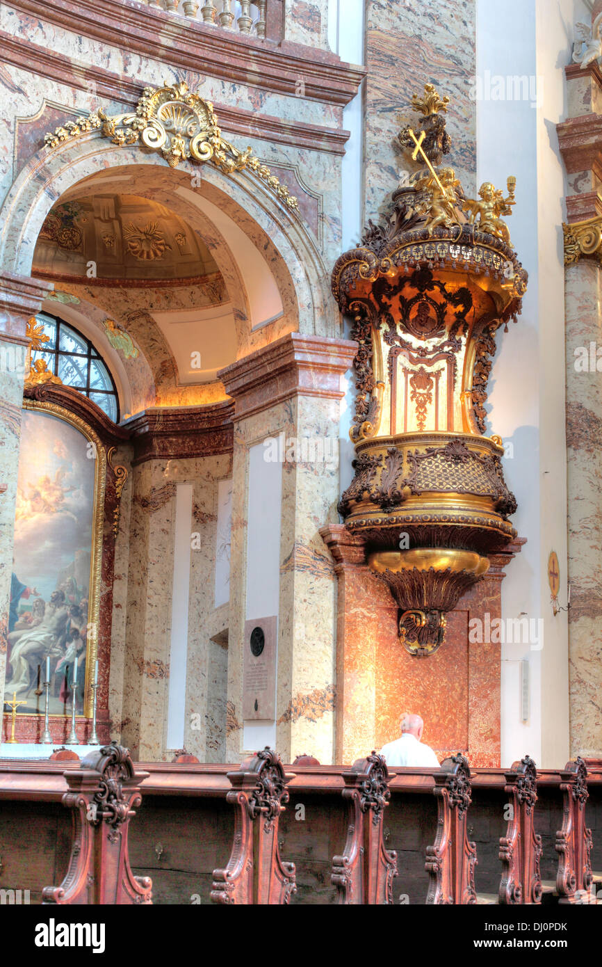 Karlskirche vienna interior hi-res stock photography and images - Alamy