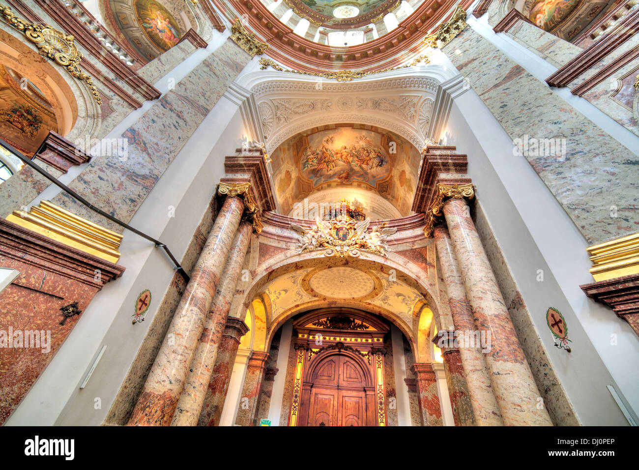 Karlskirche vienna interior hi-res stock photography and images - Alamy