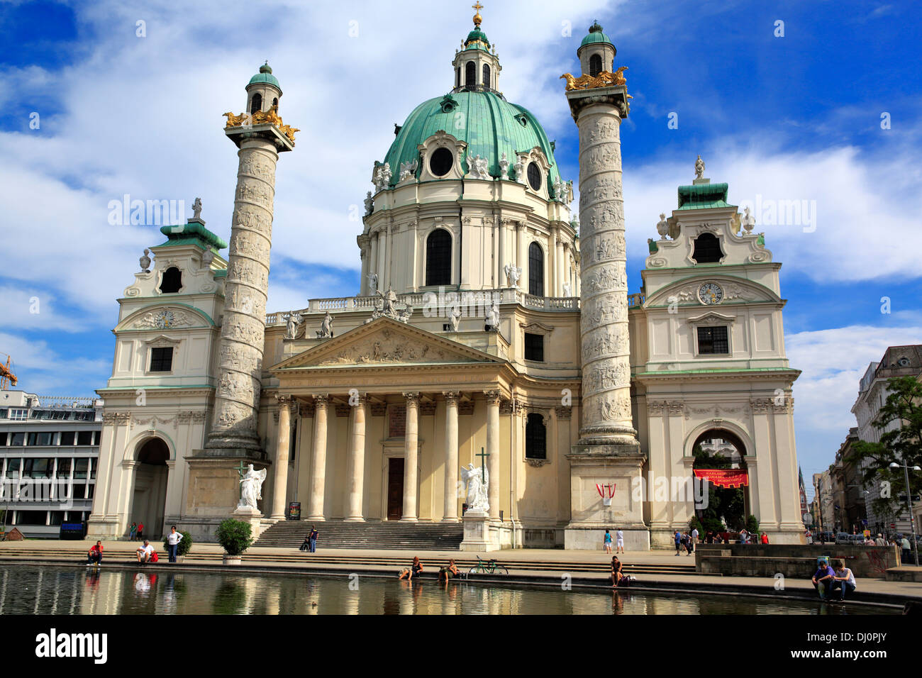 Karlskirche architecture hi-res stock photography and images - Alamy