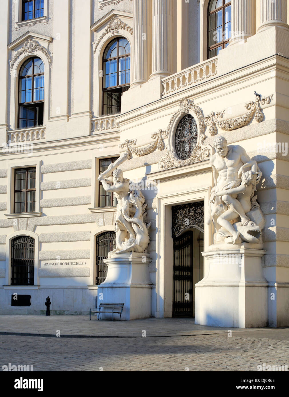 Statue hofburg michaelerplatz vienna hi-res stock photography and ...